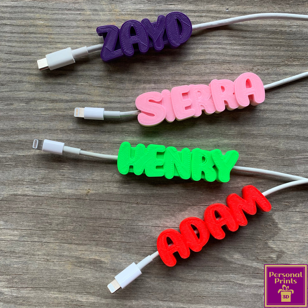 USB CABLE NAME TAG – Personal Prints 3D